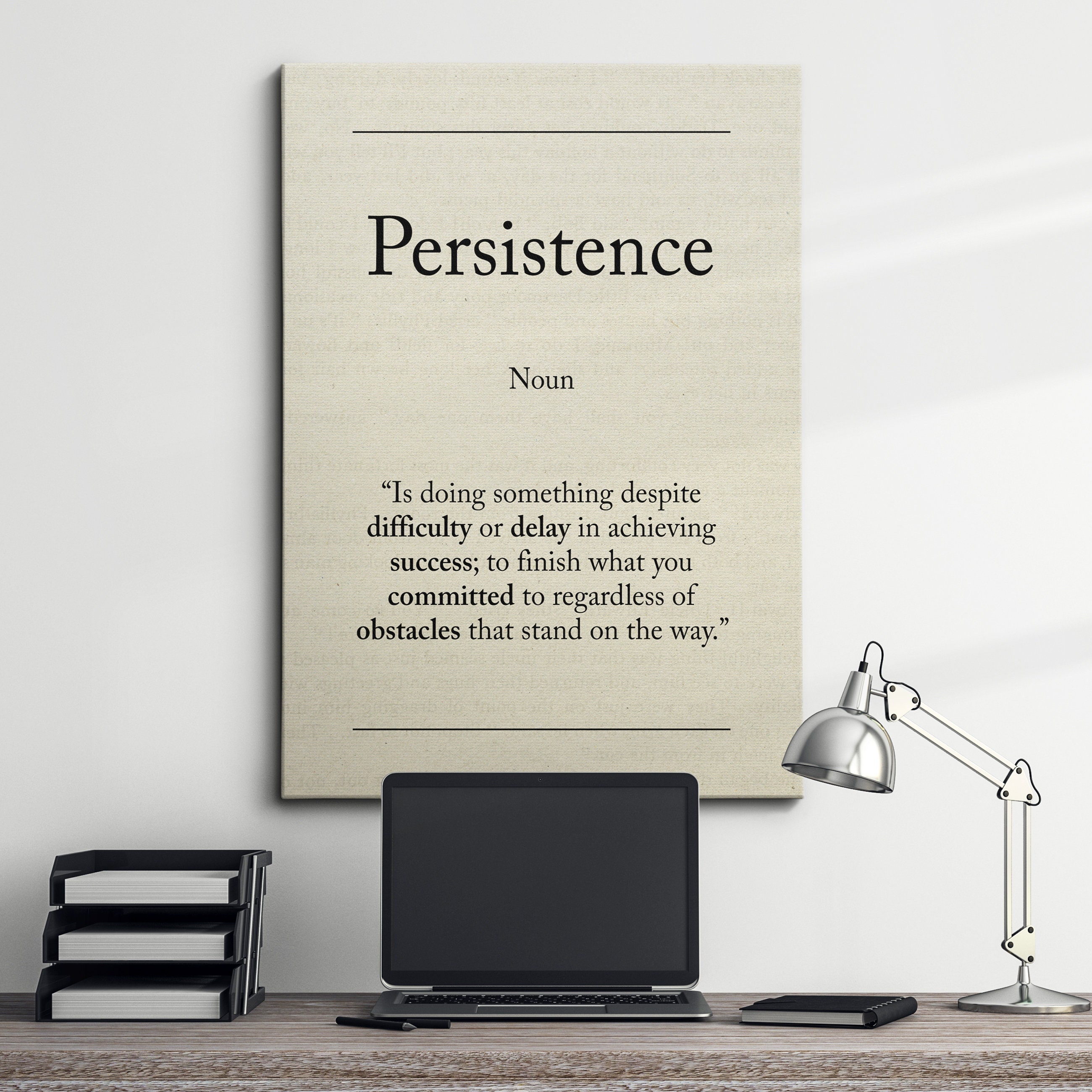 Persistence Book Page Definition Quote Motivational Inspirational ...