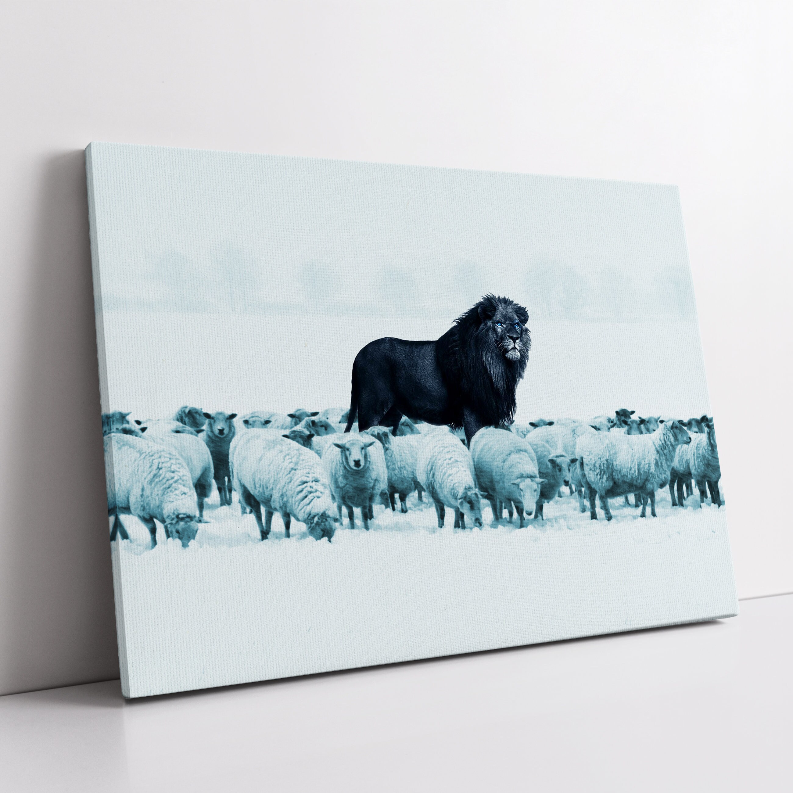 Lion Amongst Sheep Success Hustle Motivational Inspirational, Framed ...