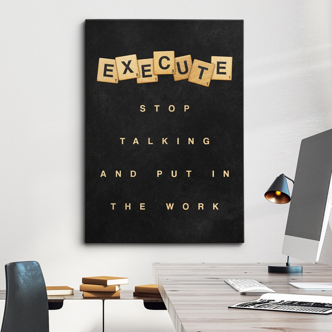 Execute Definition Quote Puzzle Pieces Motivational Inspirational ...