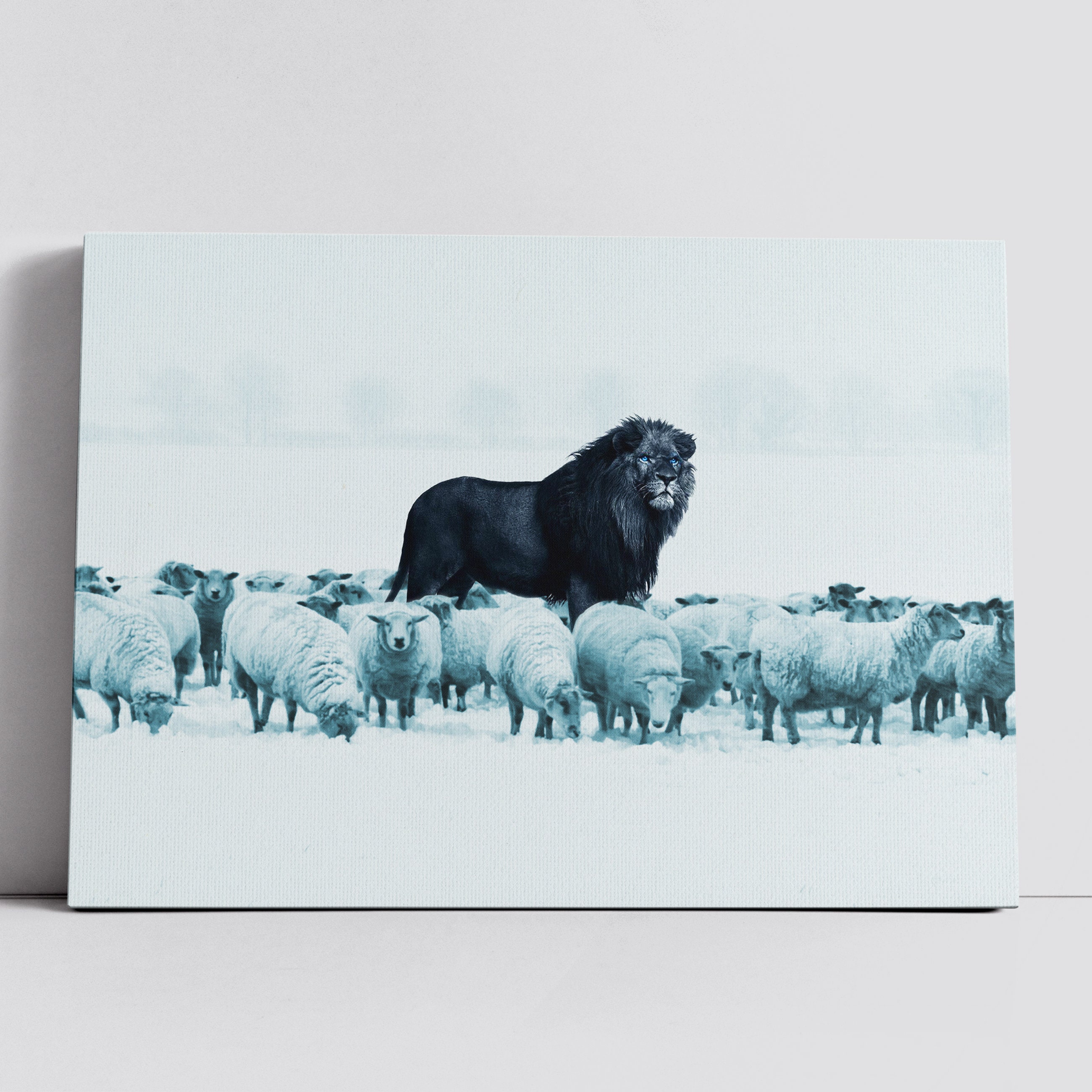 Lion Amongst Sheep Success Hustle Motivational Inspirational, Framed ...