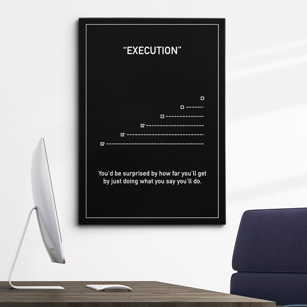 Execution Quote You'd Be Surprised Motivational Inspirational, Framed ...