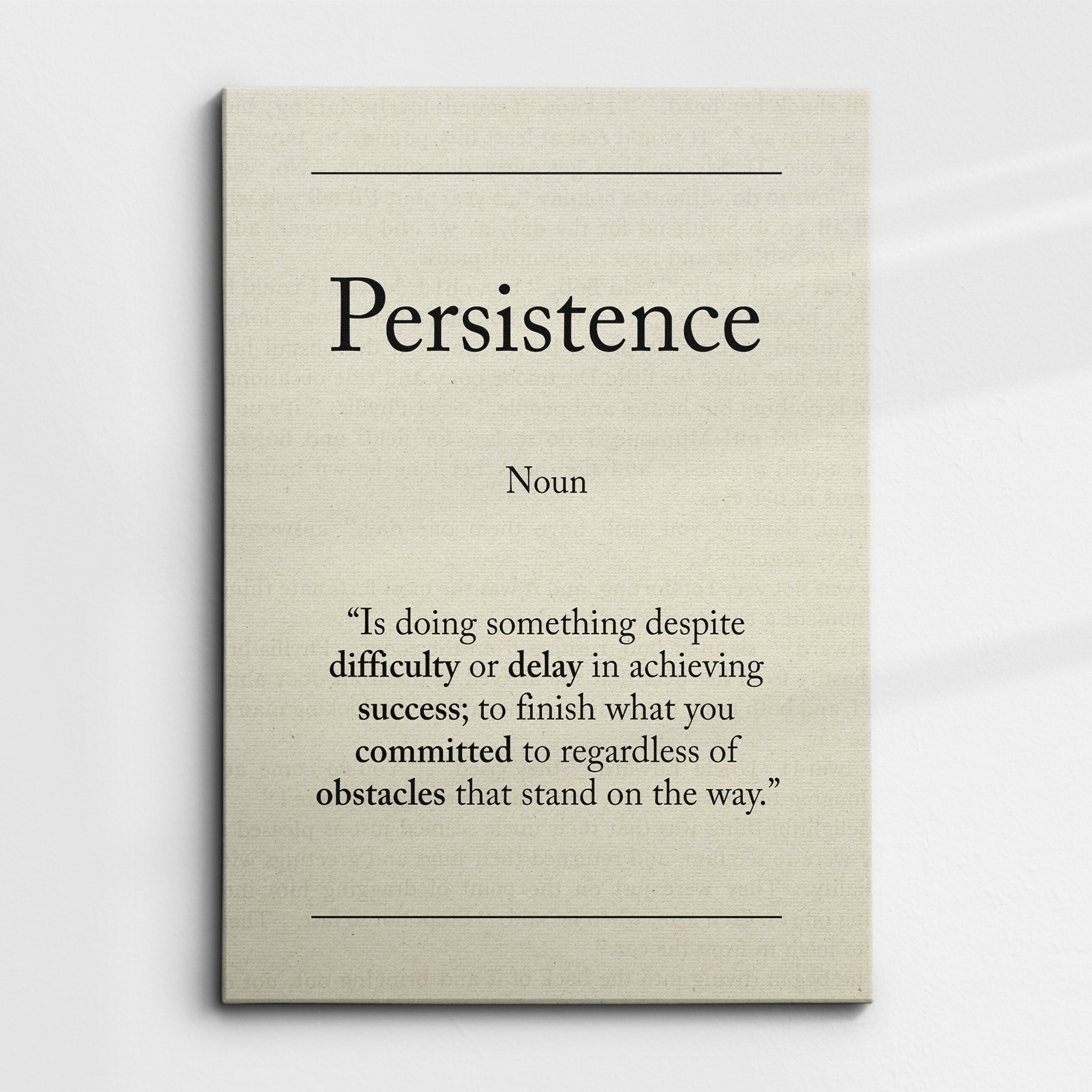 Persistence Book Page Definition Quote Motivational Inspirational ...