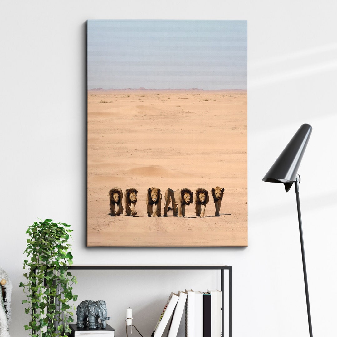 Be Happy Wild Lions Quote Animal Motivational Inspirational, Framed ...