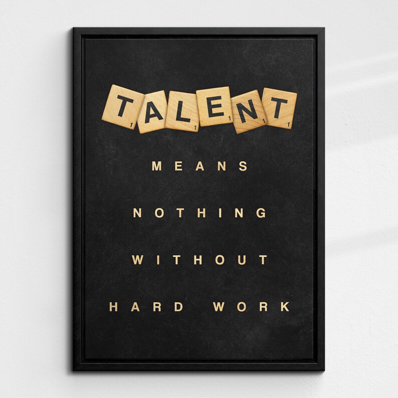 Talent Definition Quote Puzzle Pieces Motivational Inspirational ...