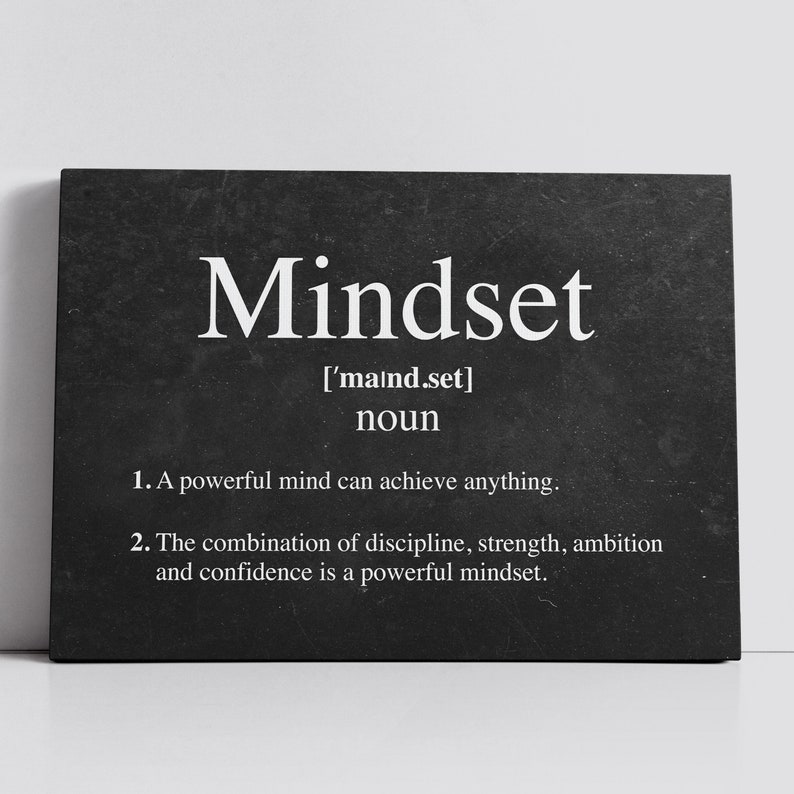 Mindset Definition Quote Entrepreneur Motivational Inspirational ...