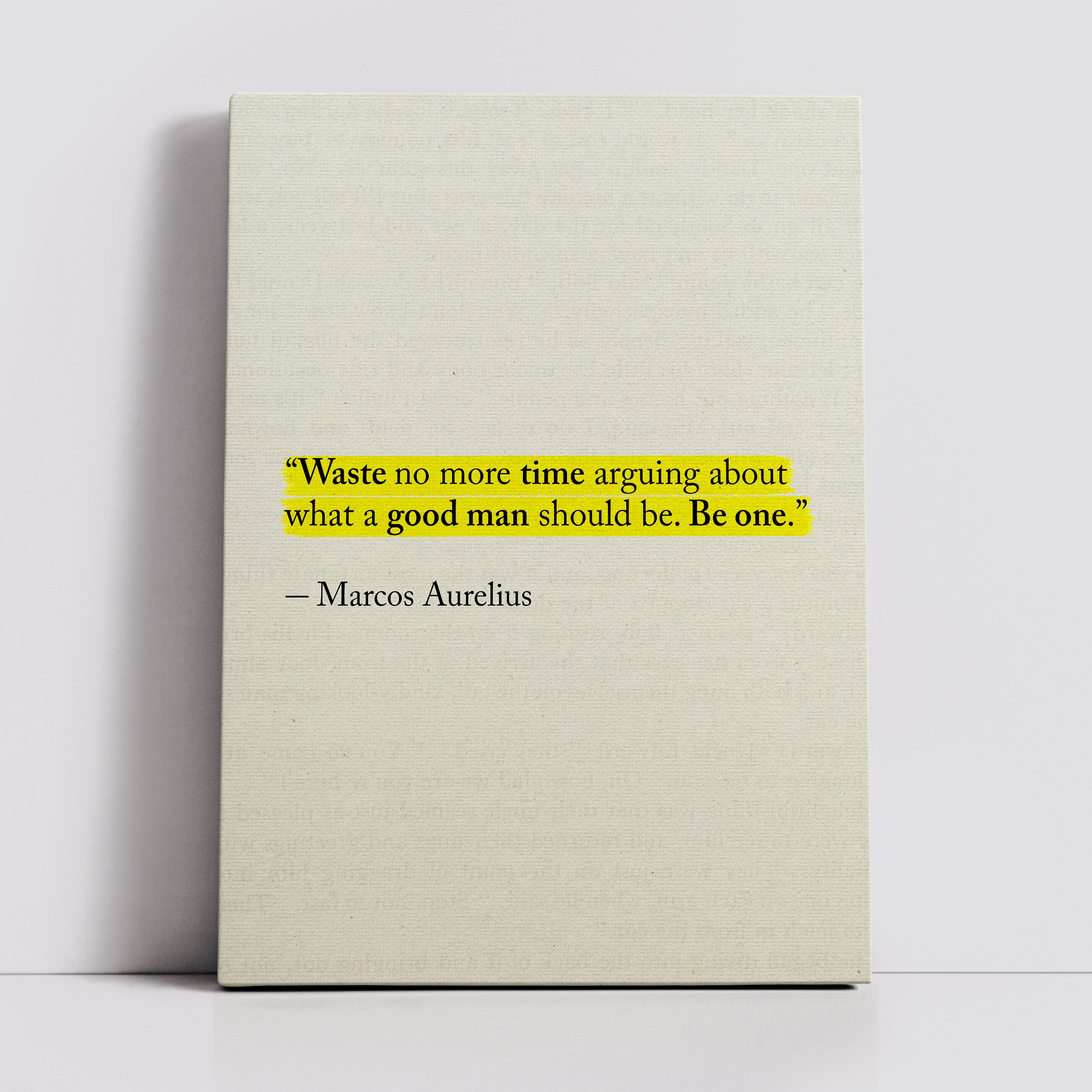 Marcus Aurelius Book Page Quote "waste No Time" Roman Philosophy ...