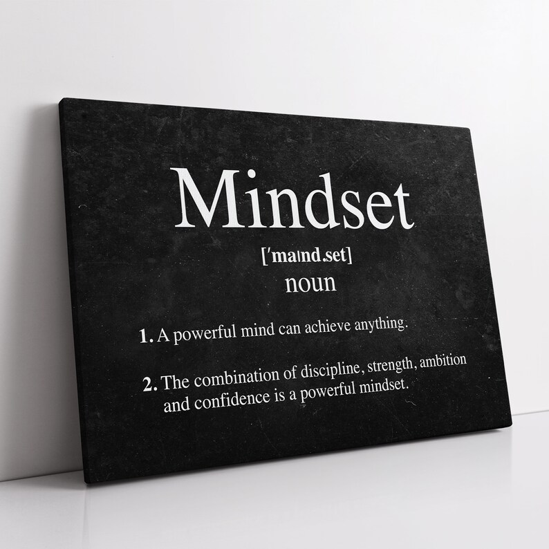 Mindset Definition Quote Entrepreneur Motivational Inspirational ...
