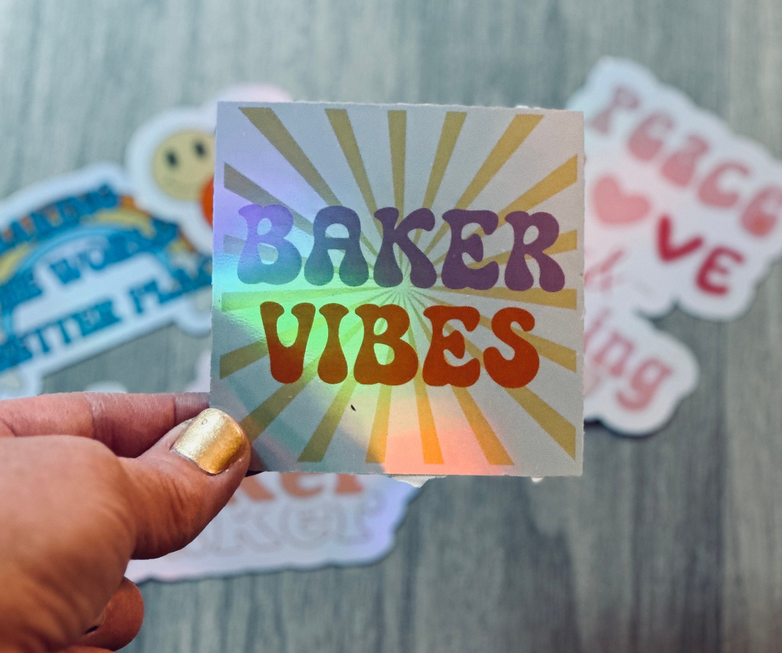 Custom Die Cut Stickers, Premium Vinyl Waterproof Stickers, Baker ...
