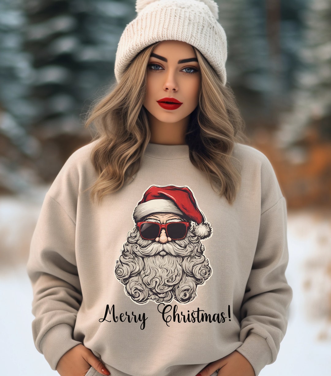 Retro Santa Sweatshirt Vintage Santa Sweatshirt Retro - Etsy