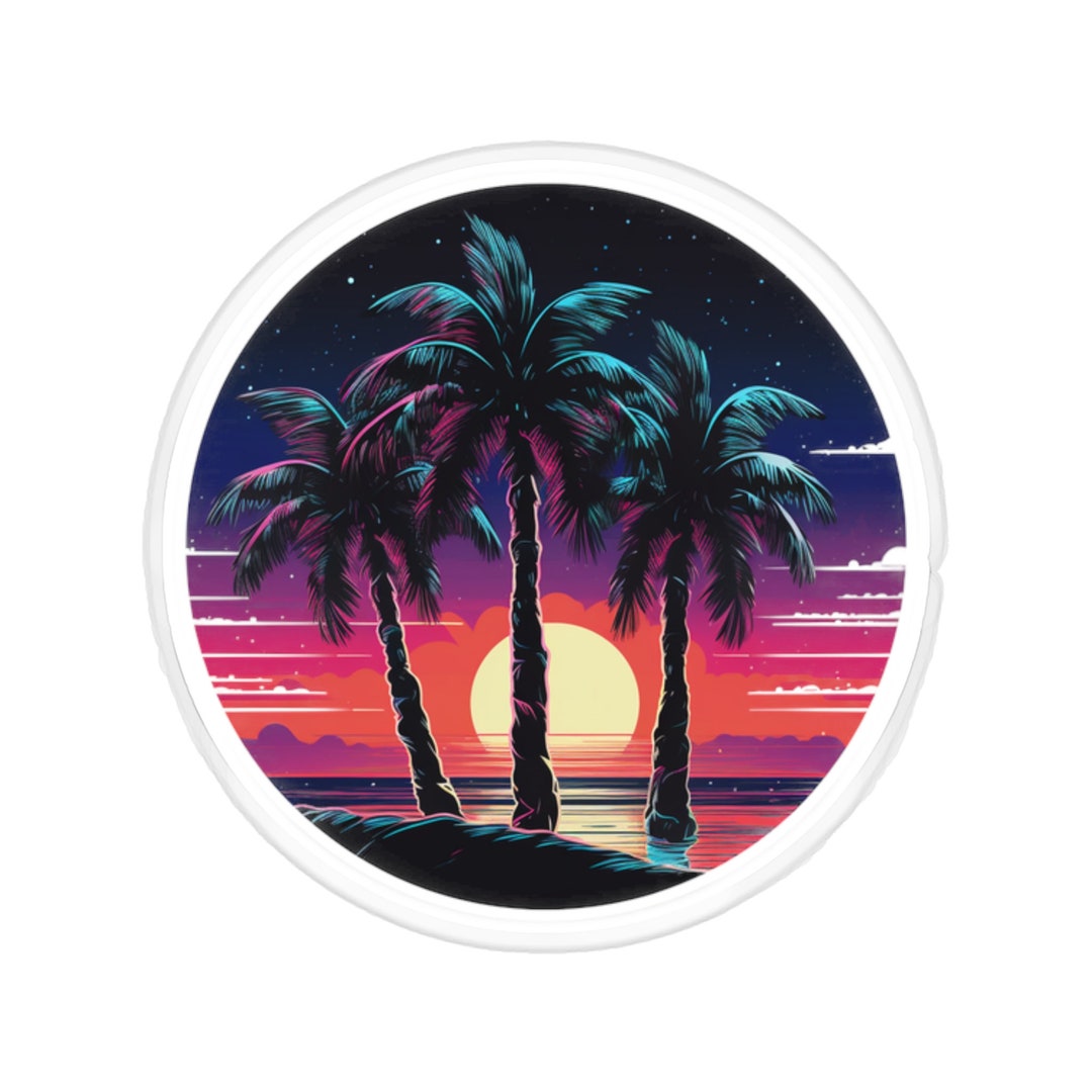 Synthwave Vaporwave Cyberpunk 80s 90s Retro Decal - Etsy