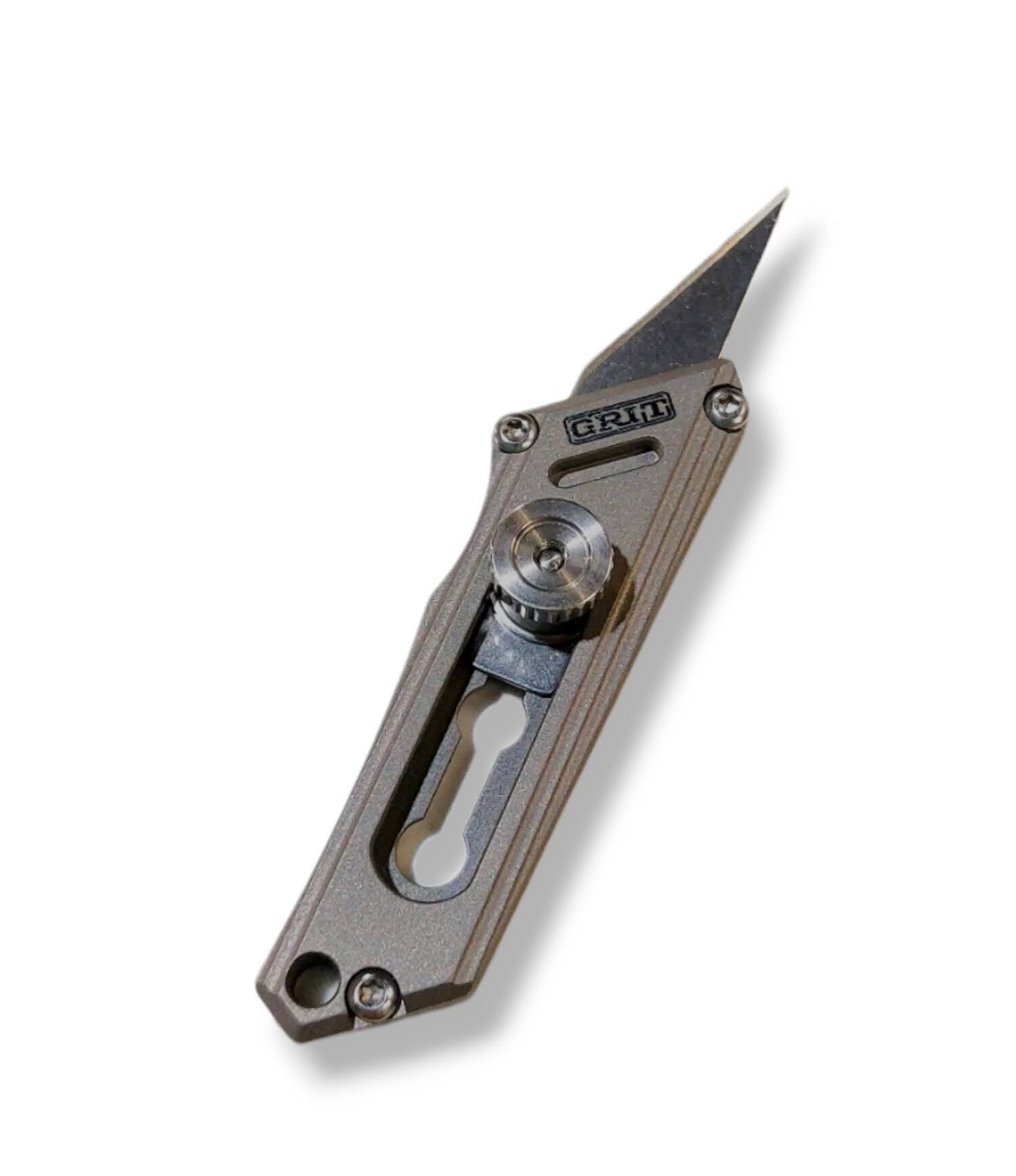 GRIT Mini Titanium Pocket Knife - Etsy