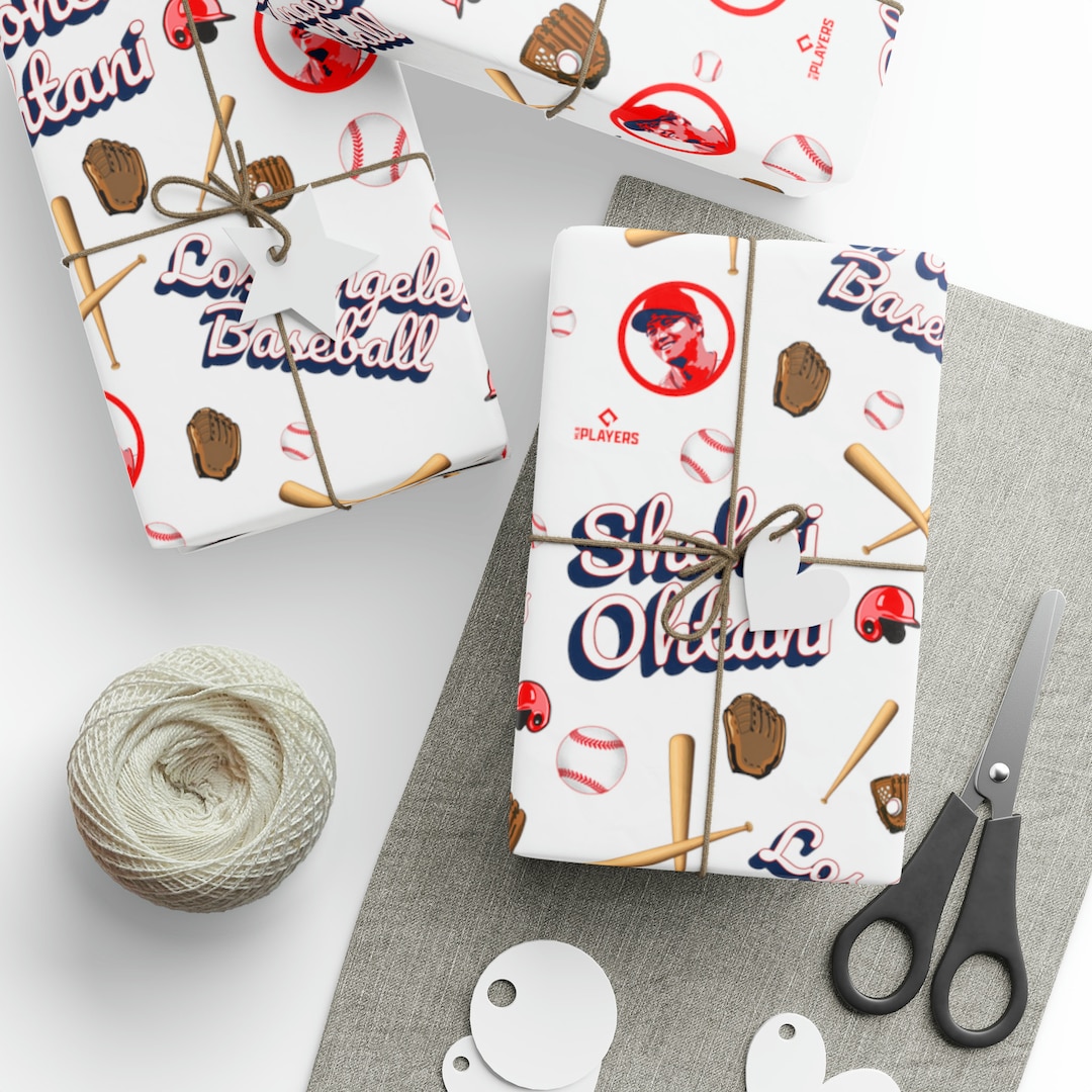 Shohei Ohtani Wrapping Paper Los Angeles Baseball Birthday Gift ...
