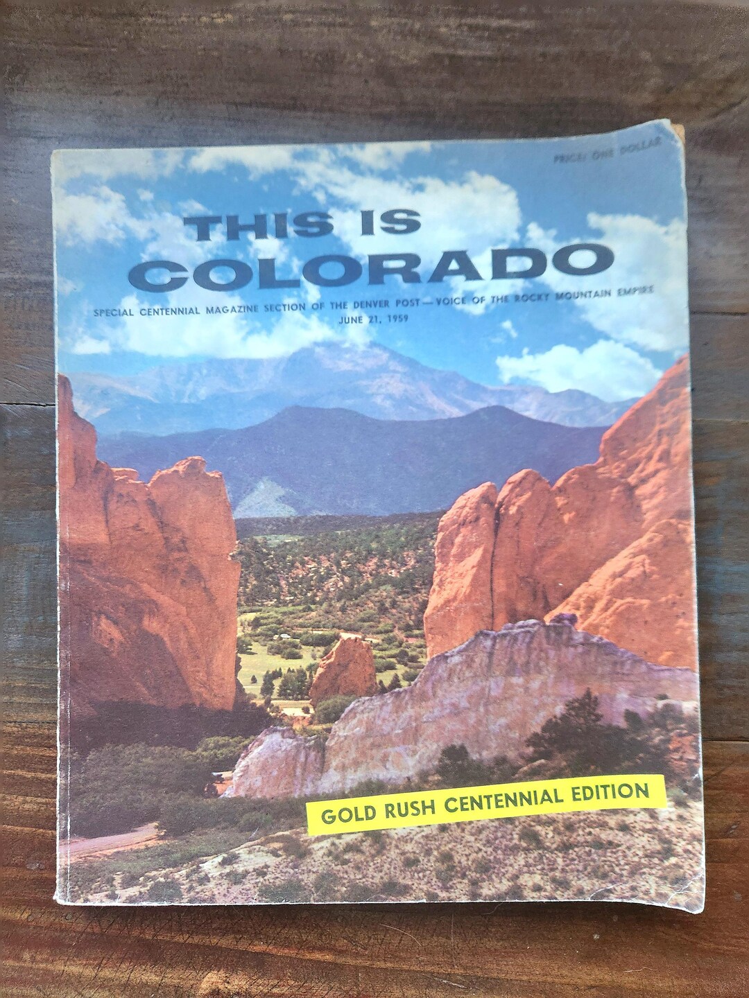 This is Colorado : Gold Rush Centennial Edition Vintage Book 1950s - Etsy