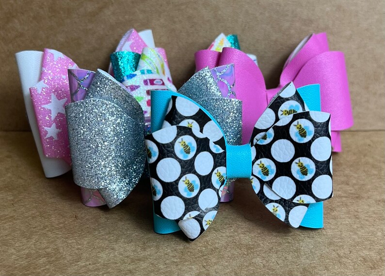 5 Count Mystery Bow Package Little Girl Bows Baby Bows - Etsy