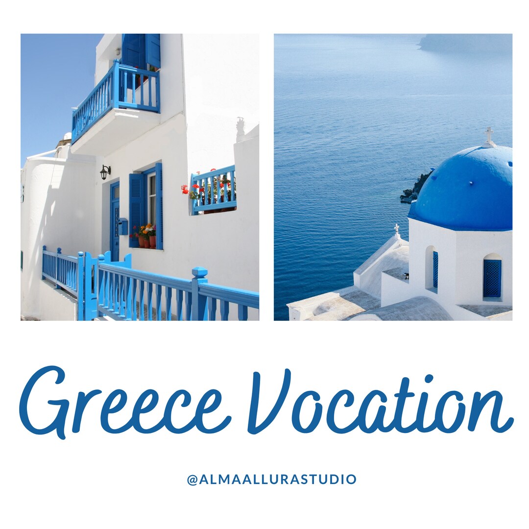 Greece Vocation Lightroom Desktop and Mobile Presets Greece - Etsy