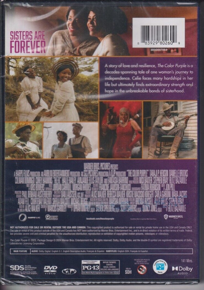 The Color Purple DVD 2023 - Etsy