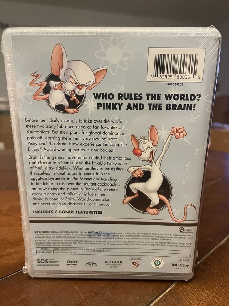 Pinky and the Brain Complete Series DVD - Etsy