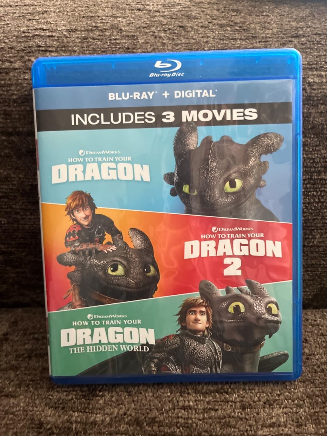 How to Train Your Dragon: 3-movie Collection Blu-ray 2023 - Etsy