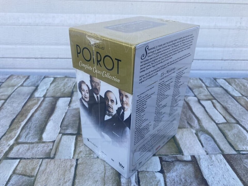 Agatha Christie's Poirot Complete Cases Collection DVD 33-disc Set New ...