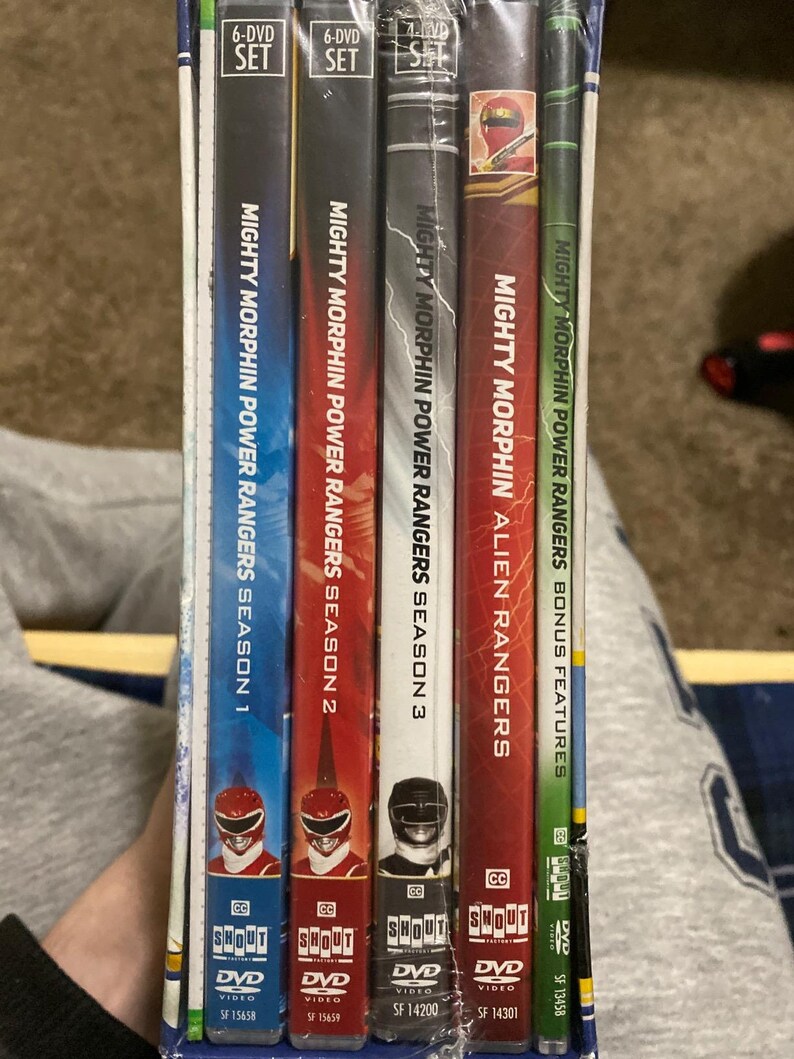 Mighty Morphin Power Rangers the Complete Series DVD - Etsy
