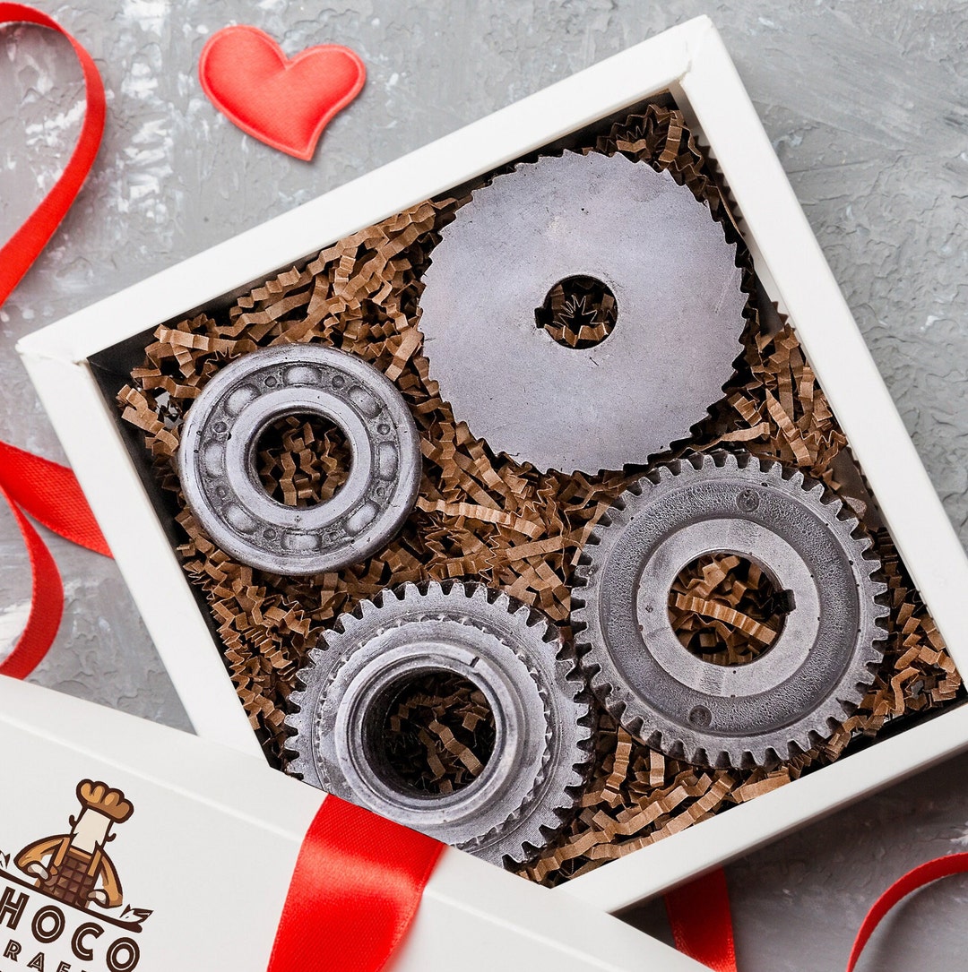 Chocolate Gift Box, Artisan Chocolate, Roller and Cogwheels Set, Great ...