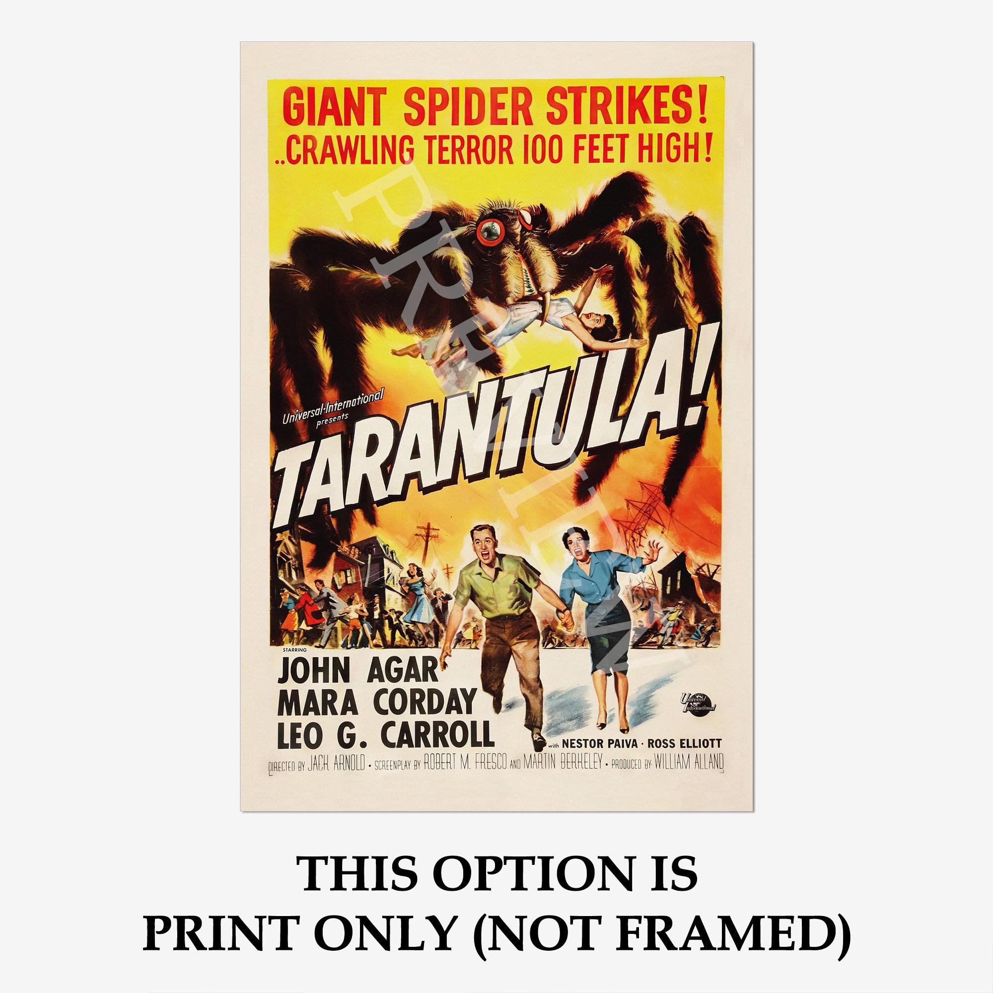 Tarantula Movie Poster Framed or Unframed Fine Wall Art Print ...