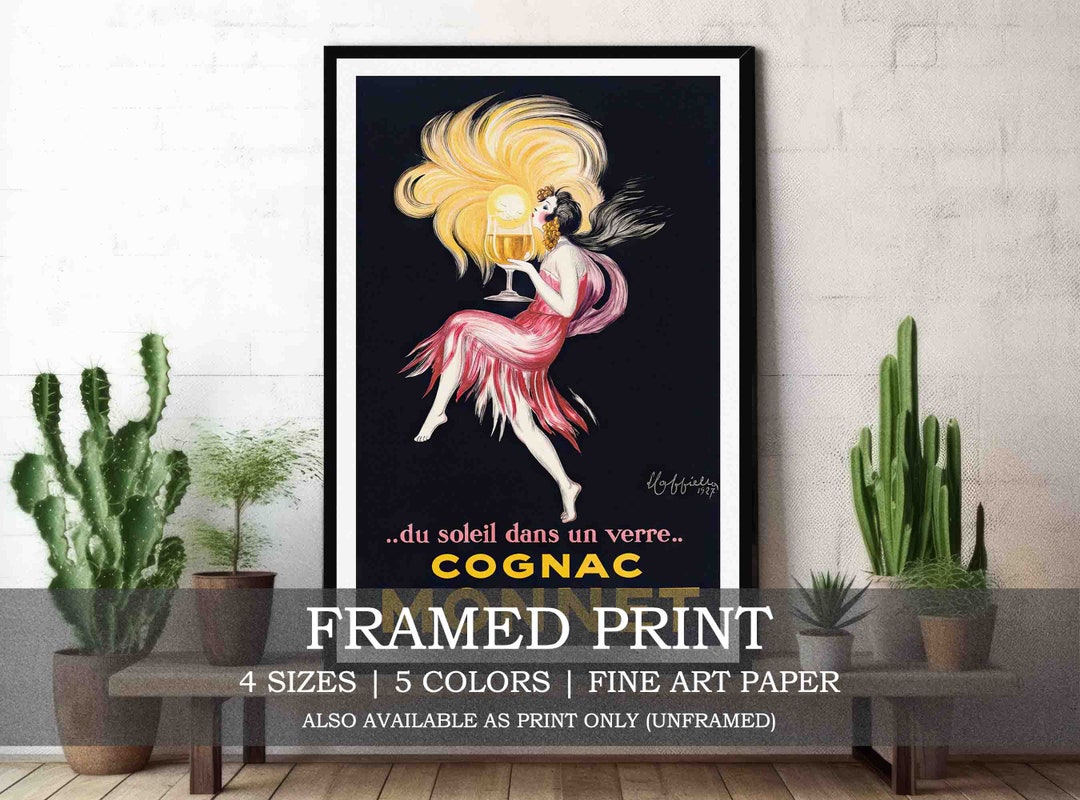 Cognac Monnet Framed or Unframed Fine Art Print // Vintage Sunshine ...