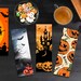 Halloween Bookmarks Bundle, Set of 4 Printable Spooky Markers, Bats ...