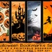 Halloween Bookmarks Bundle, Set of 4 Printable Spooky Markers, Bats ...