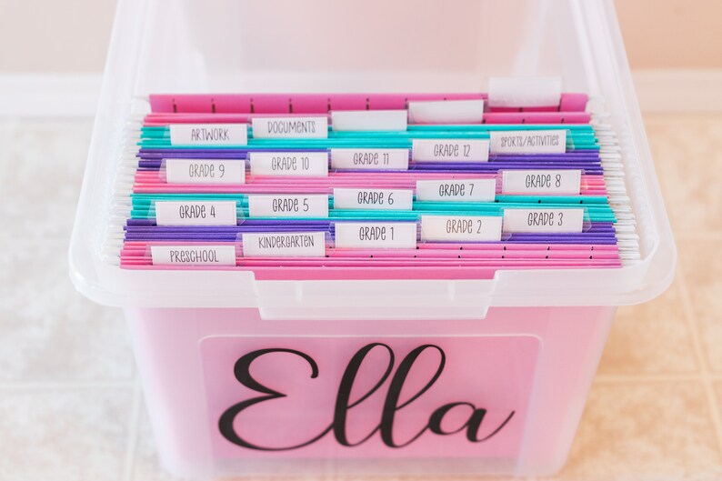 Kids School Memory Box - Etsy