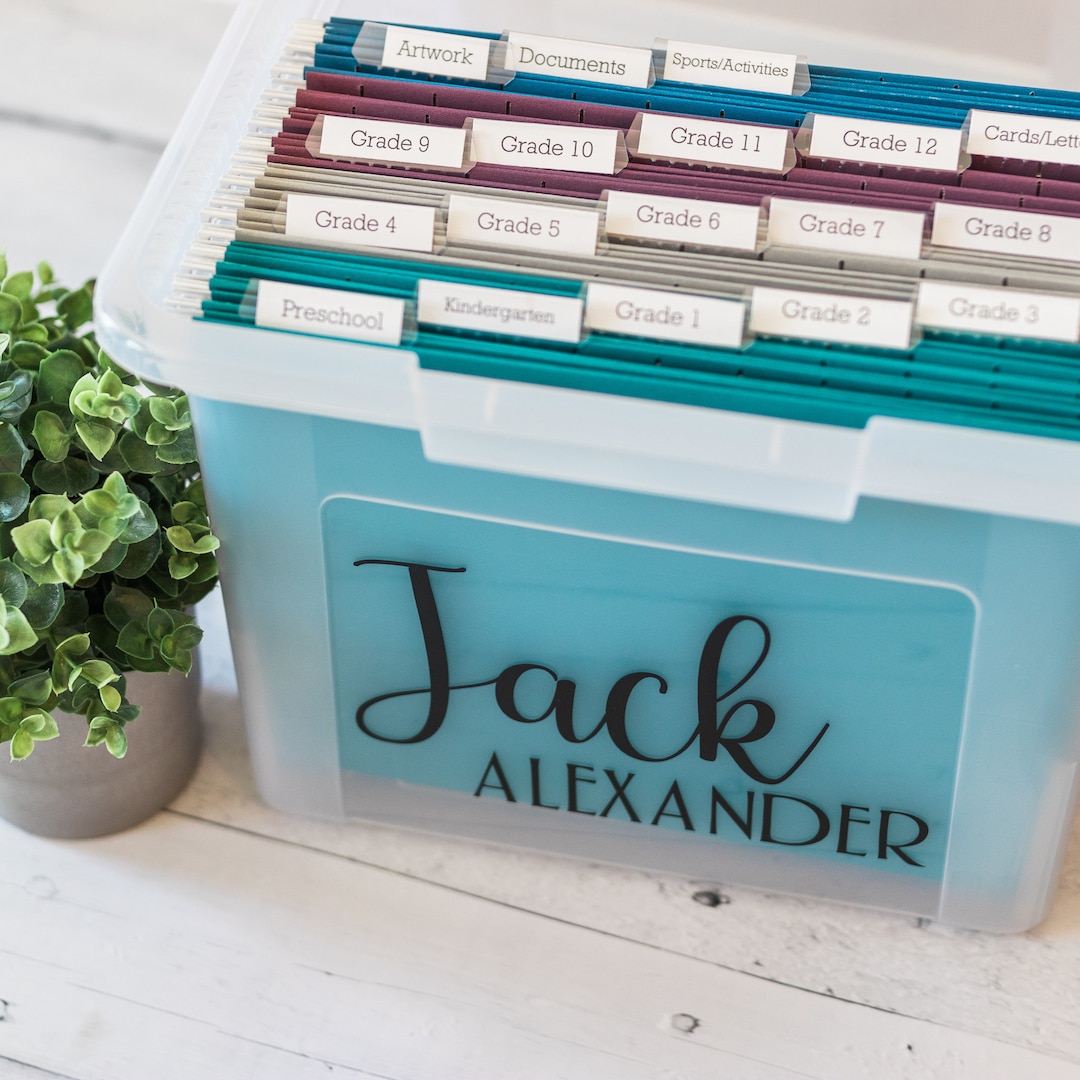 Kids School Memory Box - Etsy