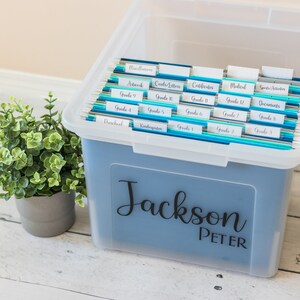 Kids School Memory Box - Etsy