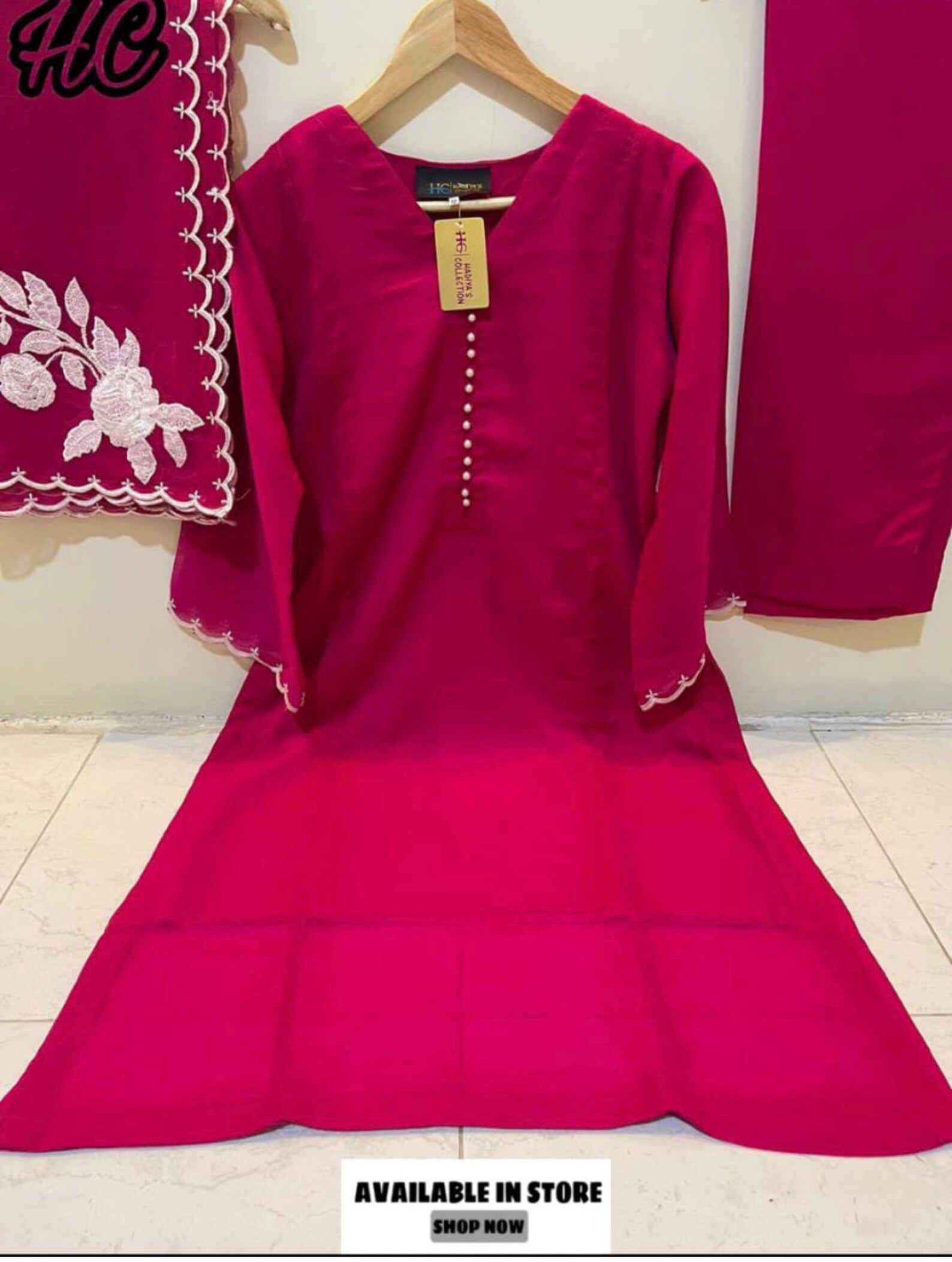 Pakistani Shalwar Qameez Shafoon - Etsy