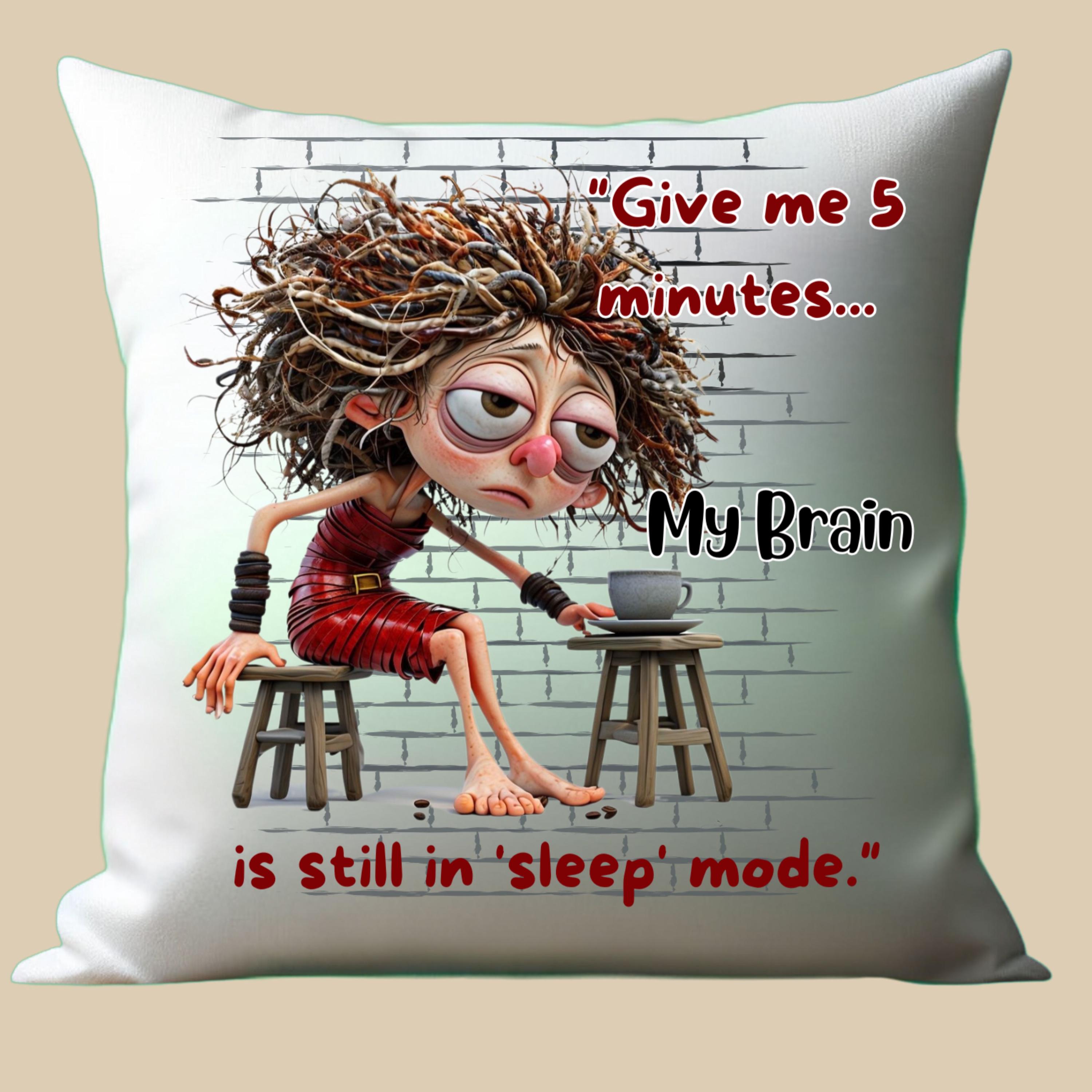 Sleepy Brain Watercolor Clipart: Funny Sarcastic Design (PNG, JPG) - Etsy