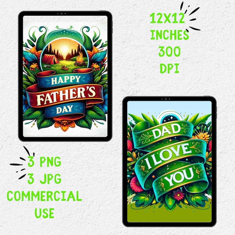 Watercolor Father's Day Clipart: PNG Dad Graphics (digital Download) - Etsy
