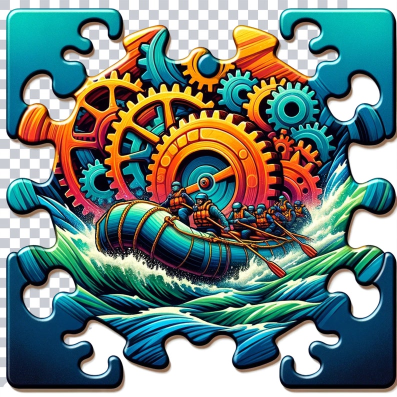 Rafting Clipart, River Rafting,water Sports, Extreme Rafting ...