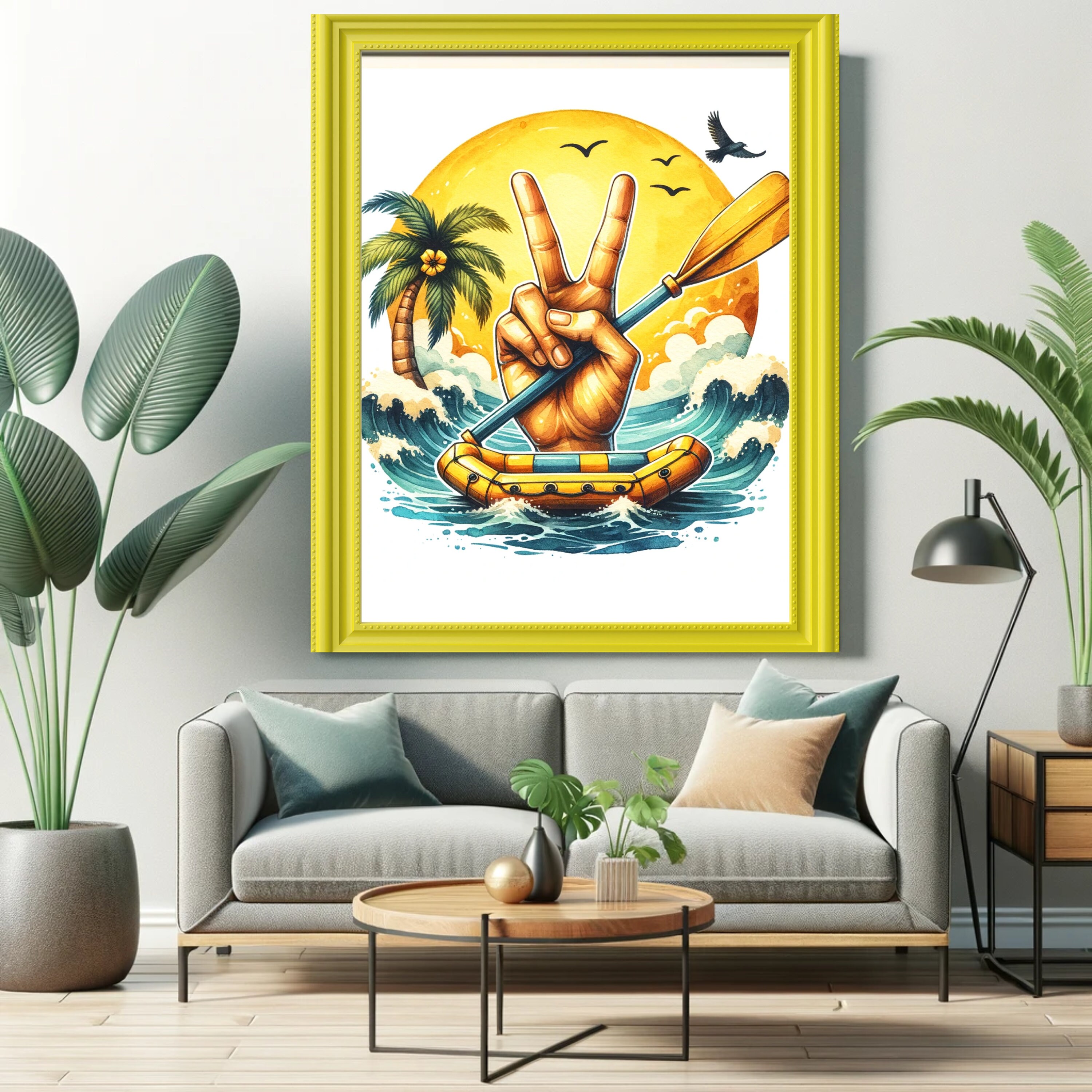 Extreme Rafting Clipart: Adrenaline Water Sports & River watercolor PNG ...
