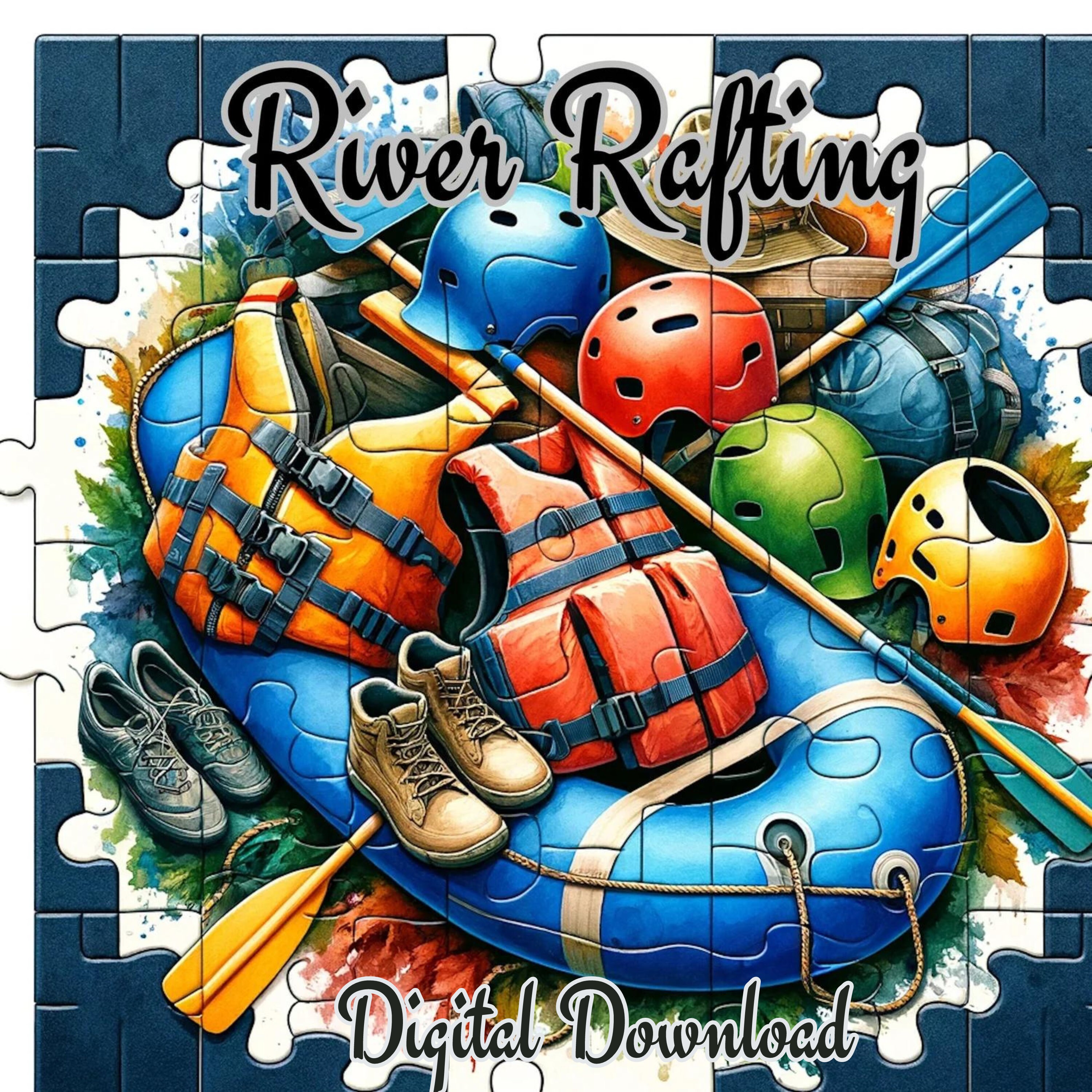 Rafting Clipart, River Rafting,water Sports, Extreme Rafting ...