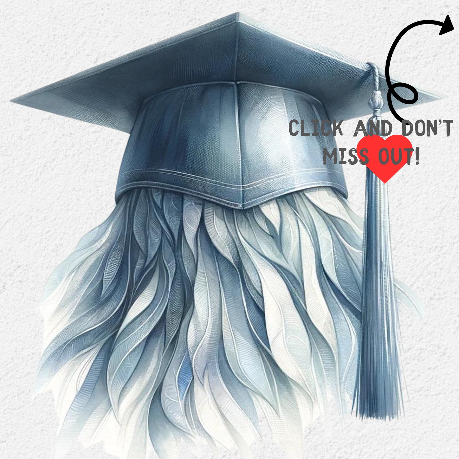 Watercolor Graduation Hat Clipart, Graduation Students, Graduation DIY ...