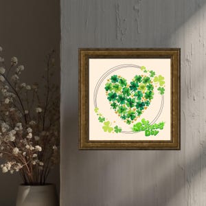 14 Watercolor St.patrick’s Day Clover Clipart Png, Four Leaf Clover ...