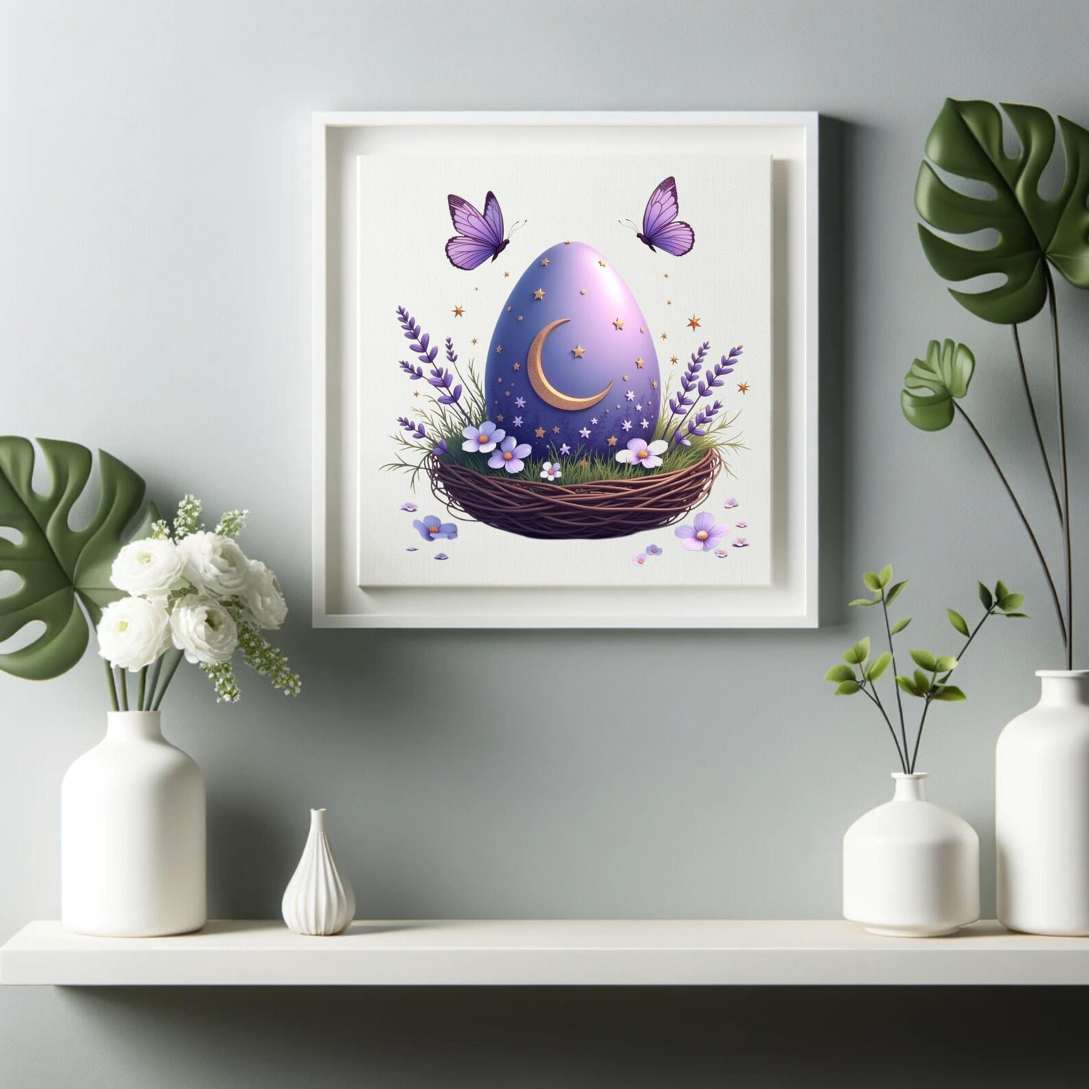 Watercolor Easter Eggs Clipart: Pastel Spring Designs (digital Download ...