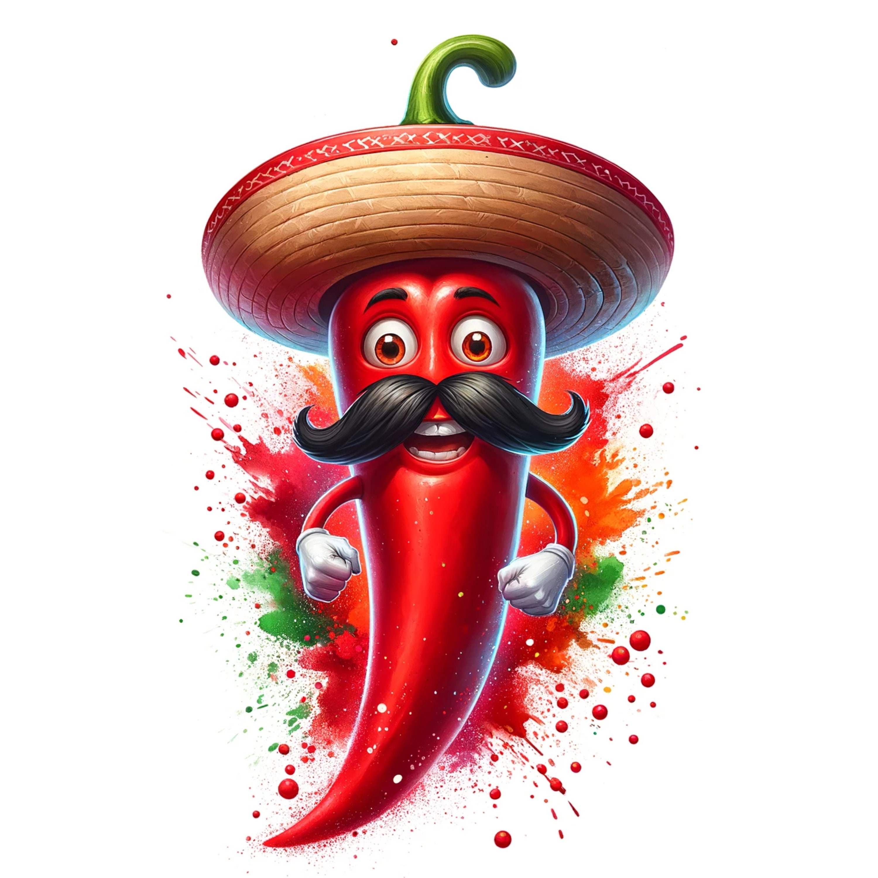 Chili Celebration: Spicy Characters and Peppy Peppers in a Festive ...