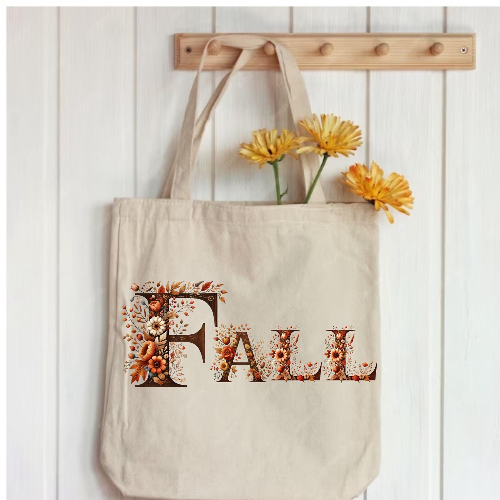 Autumn Floral Alphabet Clipart PNG, Fall Alphabet Watercolor, Fall ...