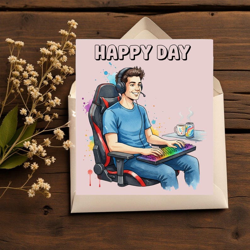 Watercolor Programmer Clipart: Coding, Tech, and Office (PNG Digital ...