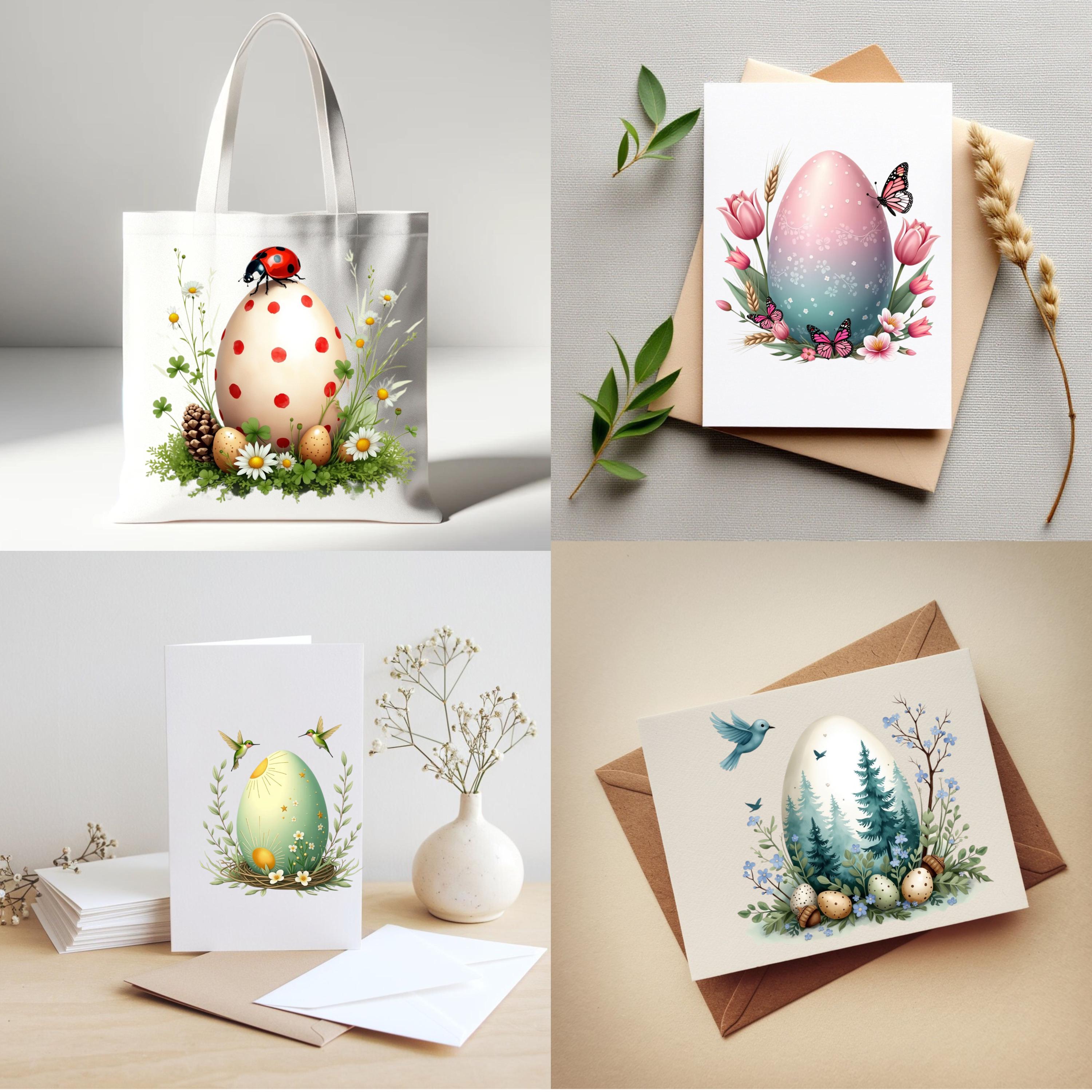 Watercolor Easter Eggs Clipart: Pastel Spring Designs (digital Download ...