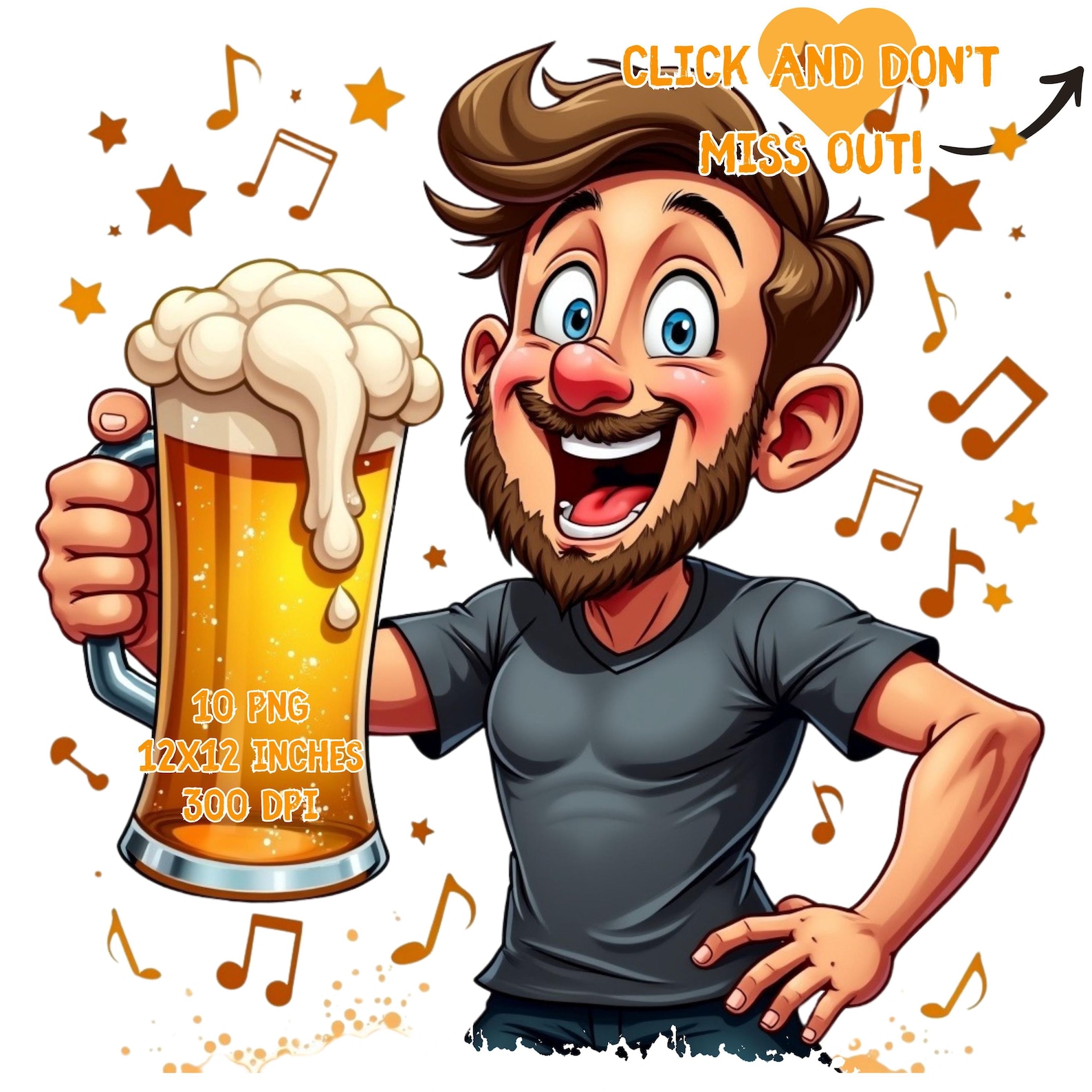 Watercolor Quirky Birthday Clipart Png. Birthday Clipart. Birthday Clip ...