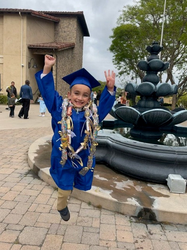 2024 Graduation Candy Lei Highschool Sour Candy Lei for Elementary ...