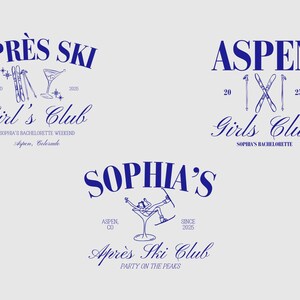 Customizable Après Ski Club Logo | Canva Templates | Customizable ...