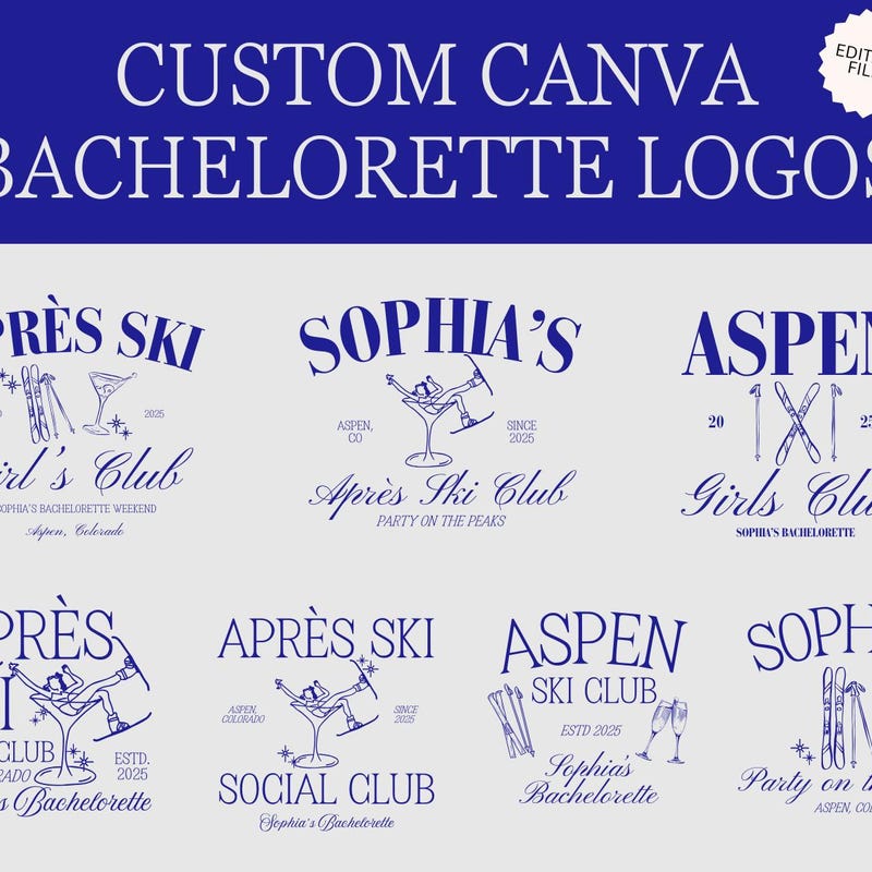 Custom Logo Apres Ski - Etsy