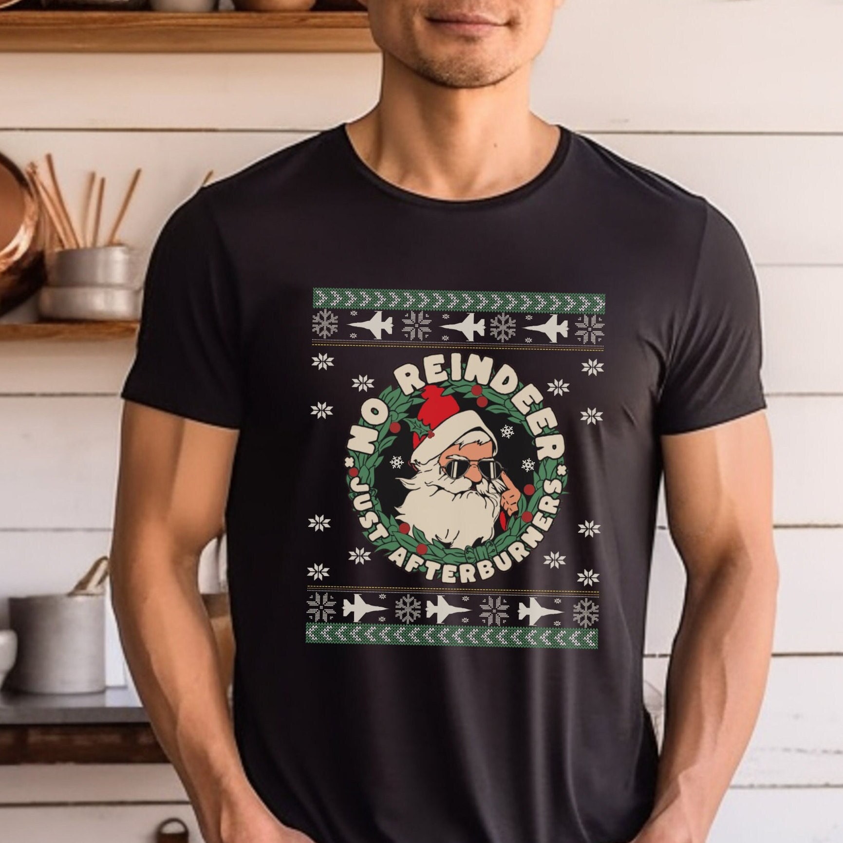 F16 Fighter Pilot Christmas Shirt, Funny Air Force Holiday Party T ...